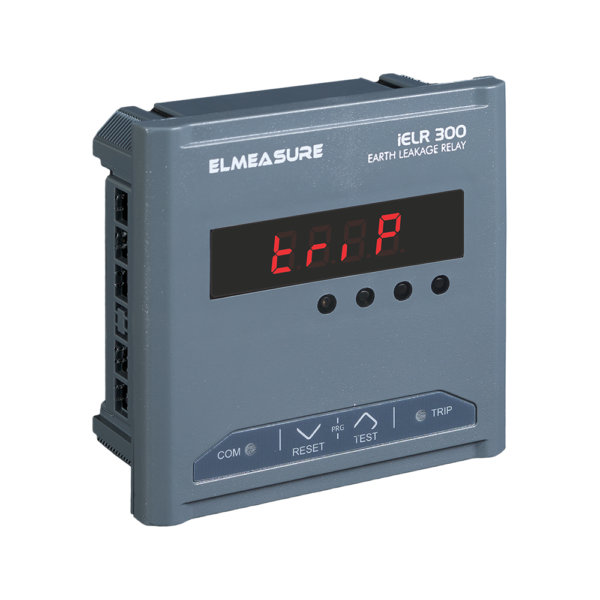 Digital Earth Leakage Relay, 96x96mm Panel Mount, 300mA to 30A, Class 2FS, RS485: Elmeasure iELR ...
